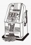 Retro casino roulette machine - drawing | ai illustrator file | US$5.00 ...