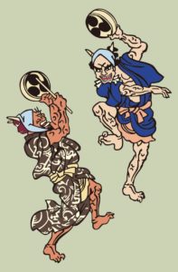 Demon / Lightning thunder Japanese Ukiyo-e by Kuniyoshi Utagawa | ai ...