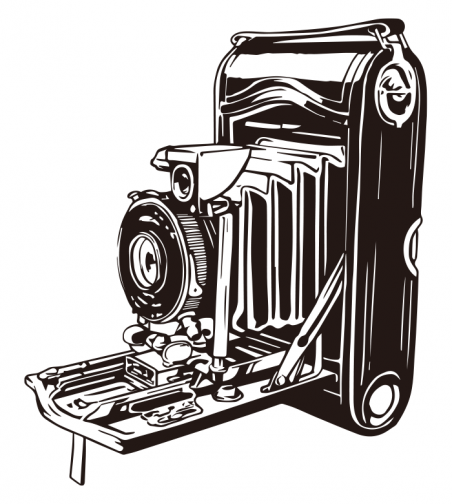 Retro classic antique camera / Drawing | ai illustrator file | US$5.00 ...