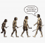 Human Evolution - Go back - Drawing | ai illustrator file | US$5.00 ...