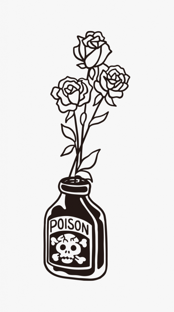 Roses and Poison - illustration | ai illustrator file | US$5.00 each ...