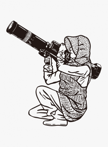 Farmer and Rocket launcher - Drawing | ai illustrator file | US$5.00 ...