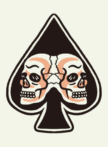 Skull spade - logo | ai illustrator file | US$5.00 each | Ai & PNG File