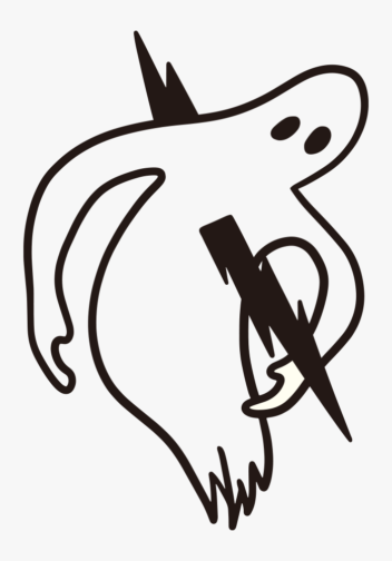 Ghost Struck by Lightning / Military patch design | ai illustrator file ...