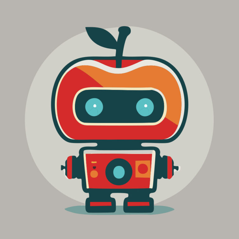 Cute retro monkey robot | ai illustrator file | US$5.00 each | Ai & PNG ...